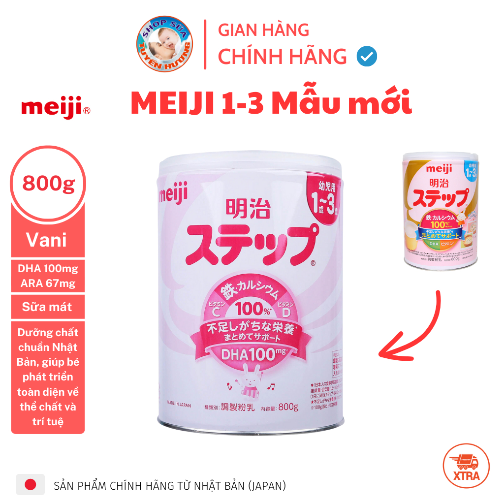 Meiji 1-3 Japanese domestic milk can 800G - Genuine | Shopee Malaysia