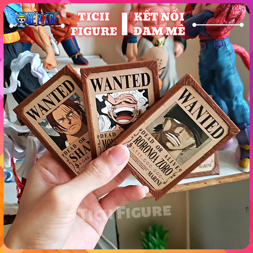 One Piece pirate wanted poster photo frame used to decorate cool models ...