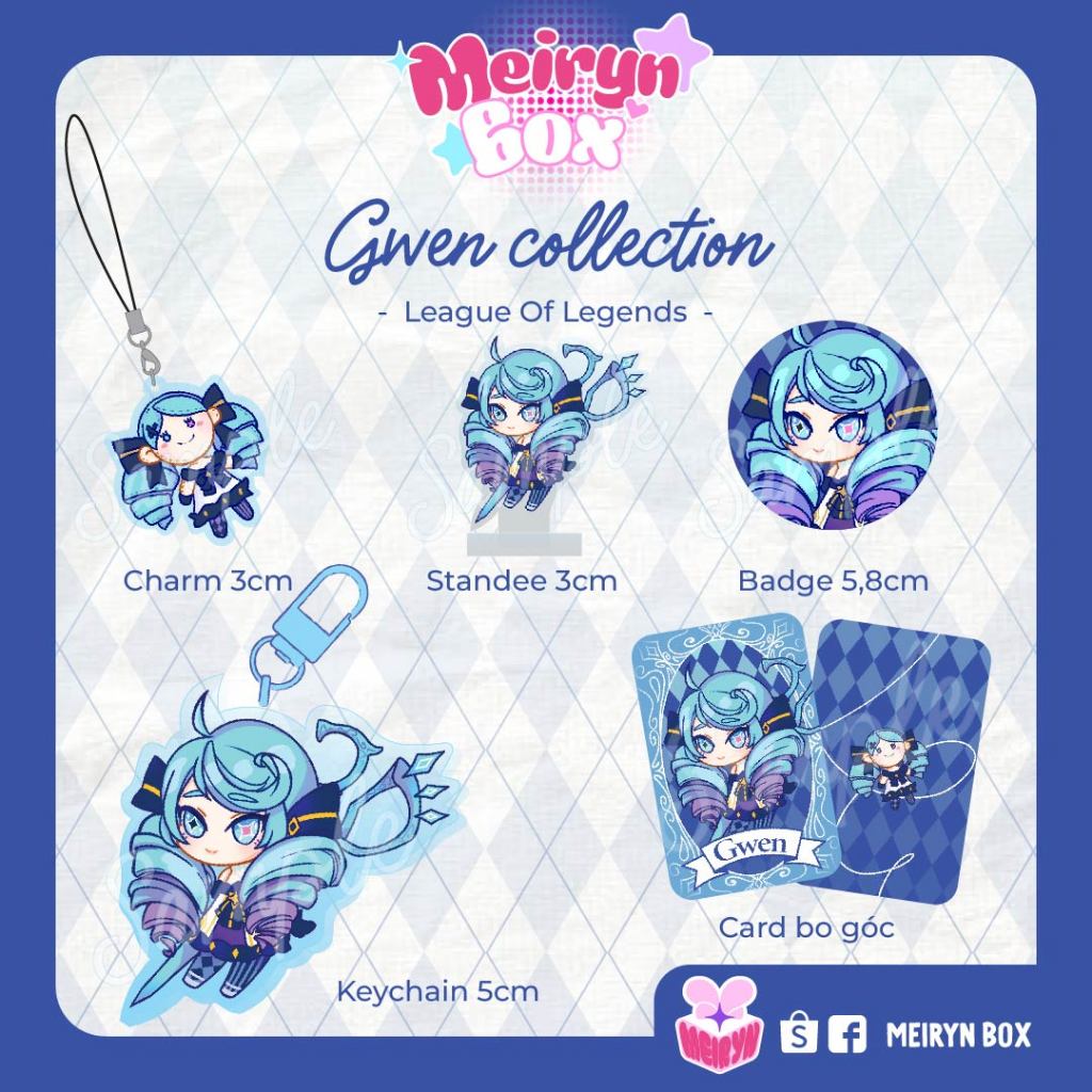 [KEYCHAIN] Gwen LOL - League Of Legends - Meiryn Box | Shopee Malaysia