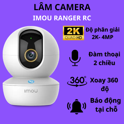 Imou RANGER RC CAMERA with 4MP resolution, 2-way conversation, 360 ...