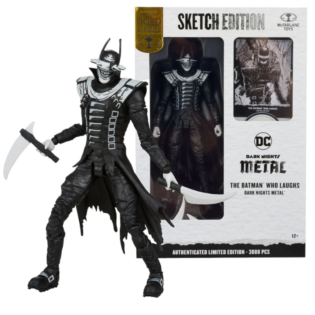 DC Multiverse The Batman Who Laughs Sketch Edition McFarlane Toys ...