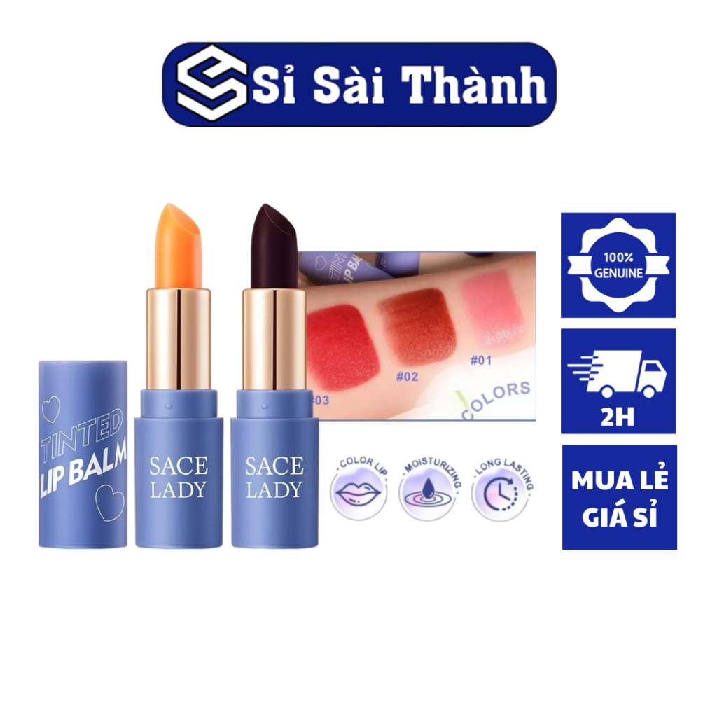 SACE LADY lip balm changes color according to temperature 4g | Shopee ...