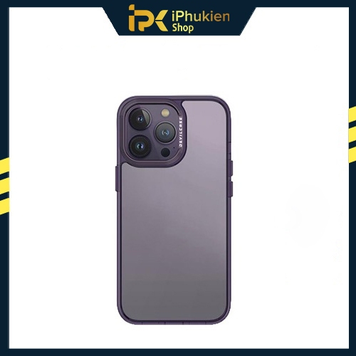 Case [ DEVILCASE ] STANDARD version with purple border for iP 14 Pro ...