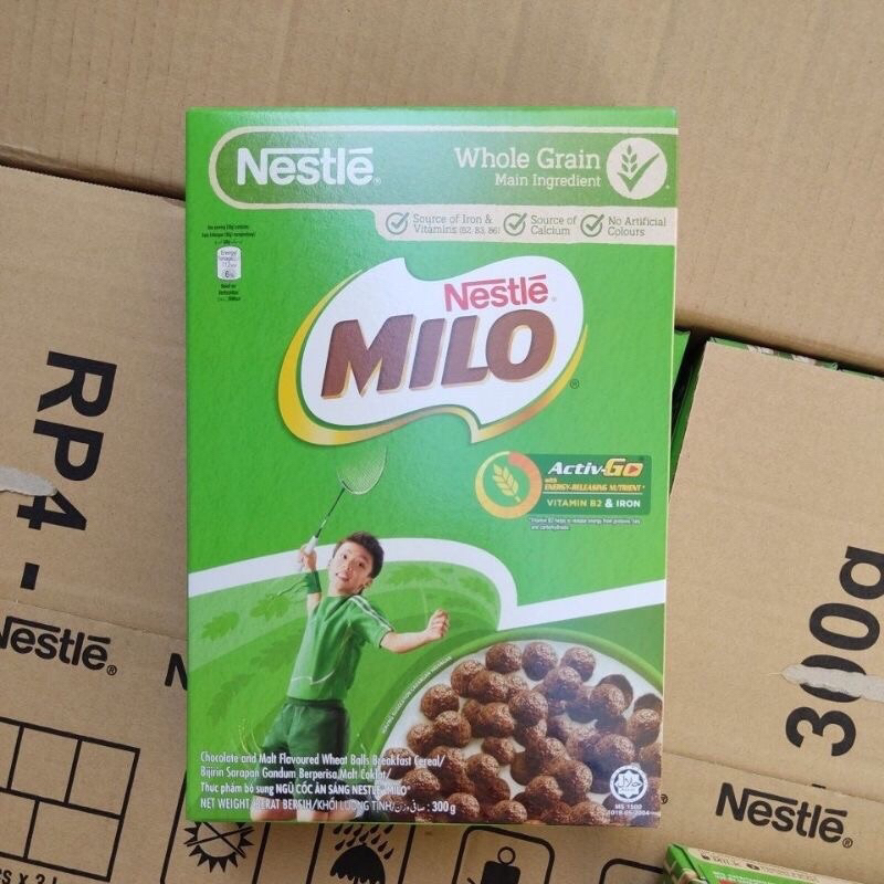 (Date 1/25) Nestle Milo Cereal Breakfast Cake box 300g - shipping to ...