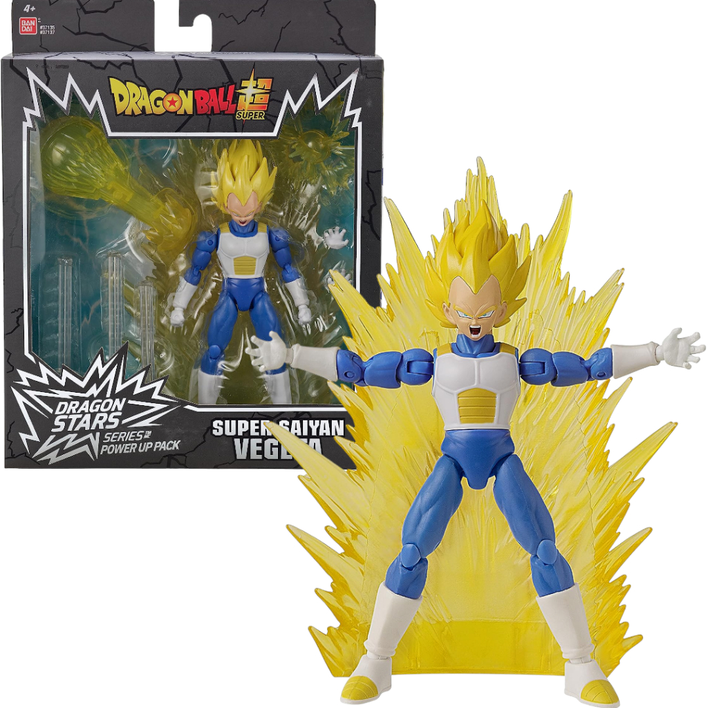 Genuine Bandai Dragon Ball Super Super Saiyan Vegeta Power Up Pack ...