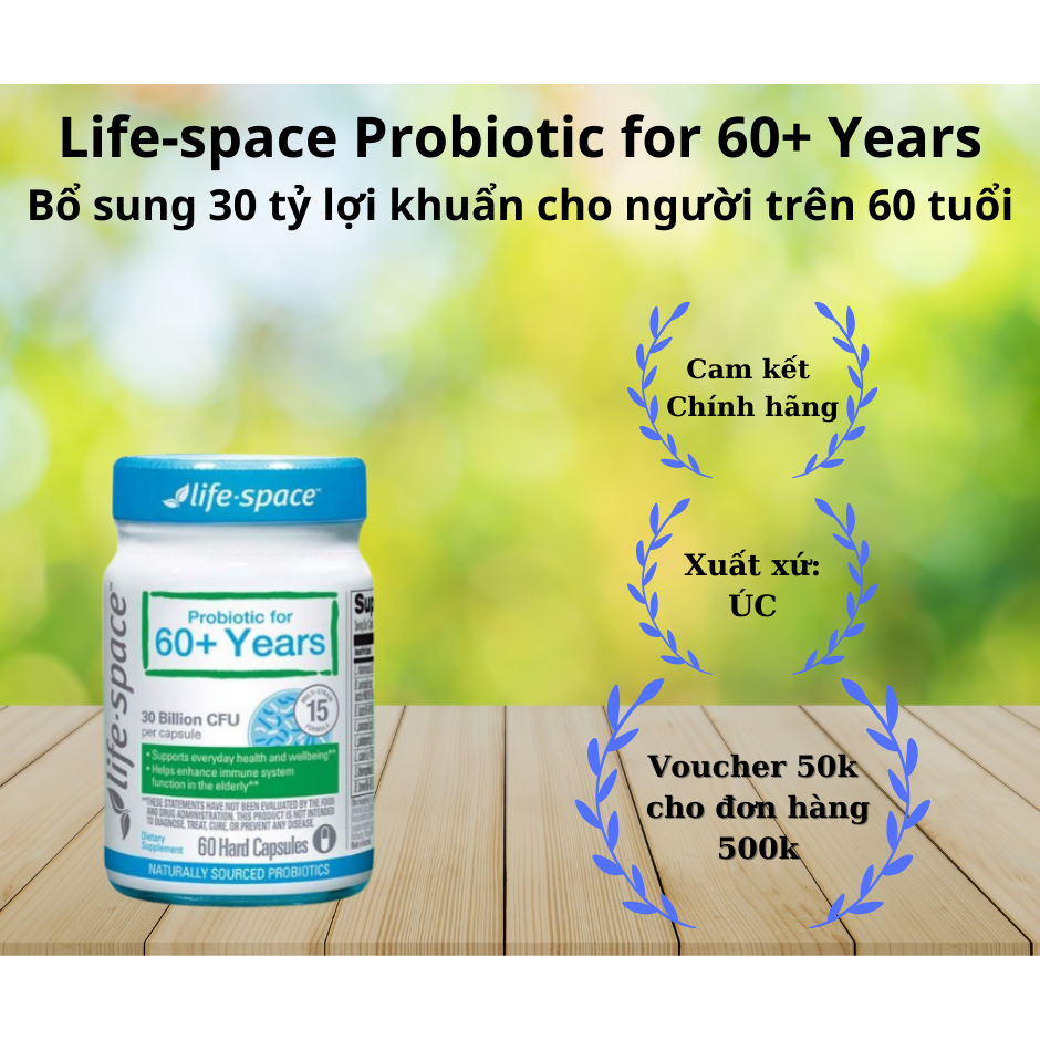Life Space 60+ Probiotic Probiotic Probiotic Probiotics supplement 15 Billion Beneficial ...