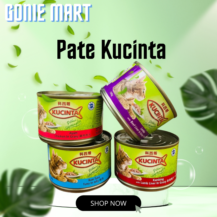 Pate can 150gr Kucinta 100% real meat (random flavor) | Shopee Malaysia