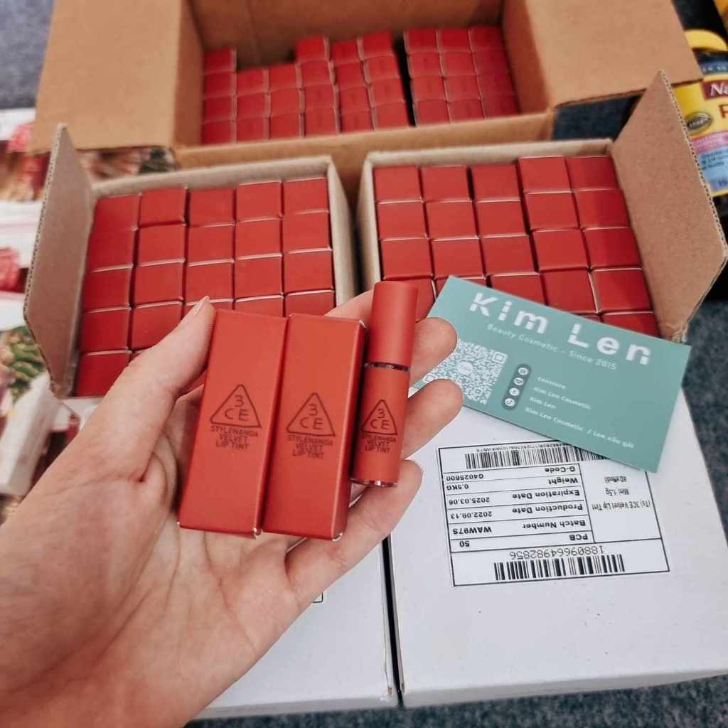 3ce Velvet lip tint mini, full size | Shopee Malaysia