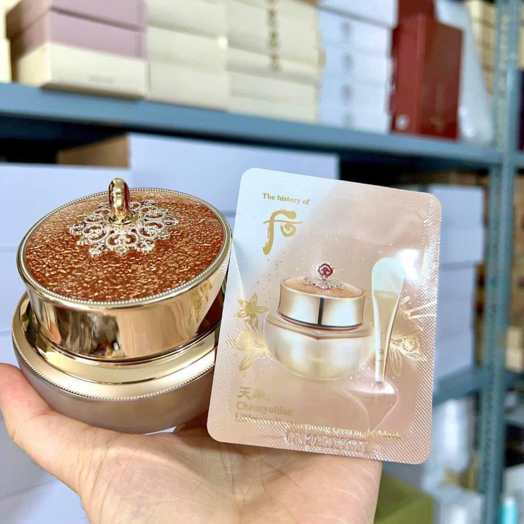 Set of 5 packs of Whoo Cheonyuldan Ultimate Regenerating Overnight Mask ...