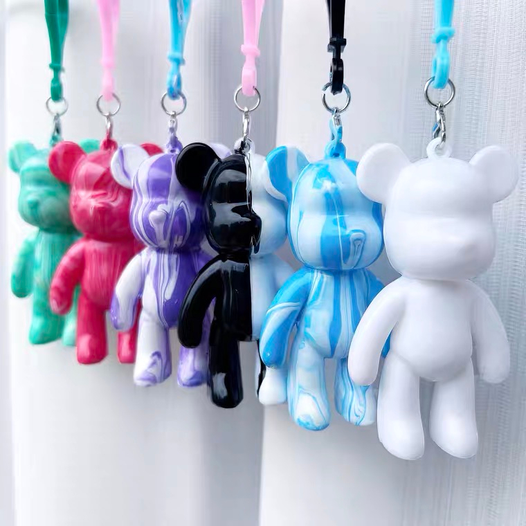 Colored Bearbrick - Design your own to make high-end key chains Bear ...