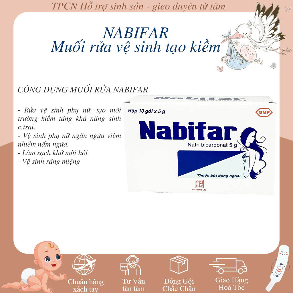 Nabifar Sanitary Salt To Create Alkaline Box Of 10 Packs Of ...
