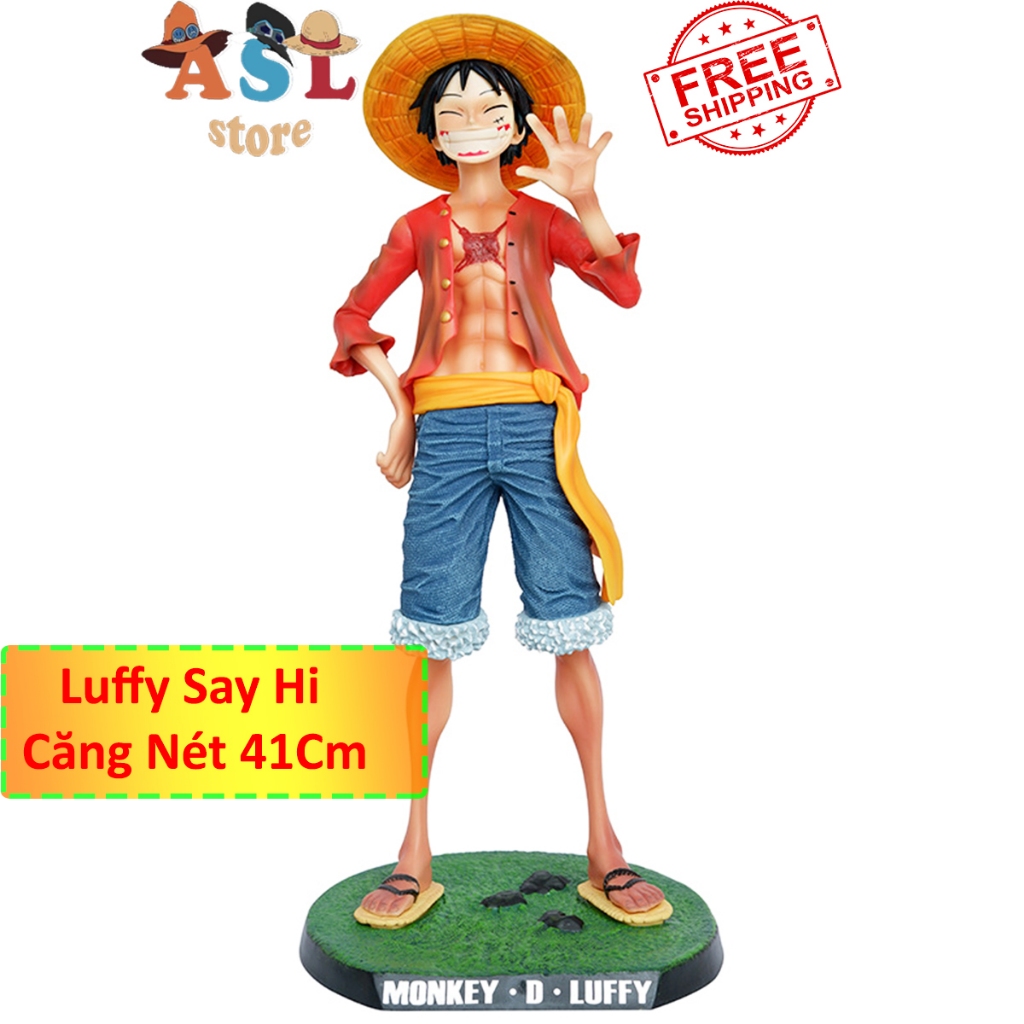 Onepiece Model Hello Luffy Model Height 42cm, weight 1kg1 + carton BOX ...