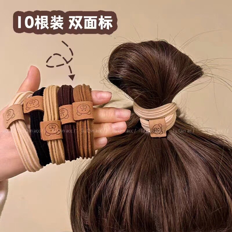 (Wholesale) Set Of 10 Beautiful Thick Bear-Shaped Elastic Bands ...