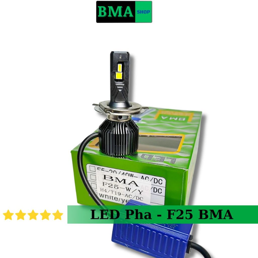 Headlight F25 BMA - 40W 12 24V AC DC Cos White Headlight H4 - Cars ...