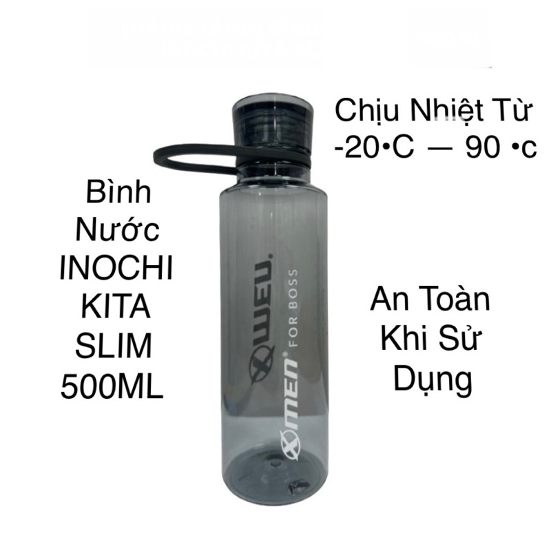 Inochi - KITA SLIM Water Bottle For School Compact, Cute - Heat ...