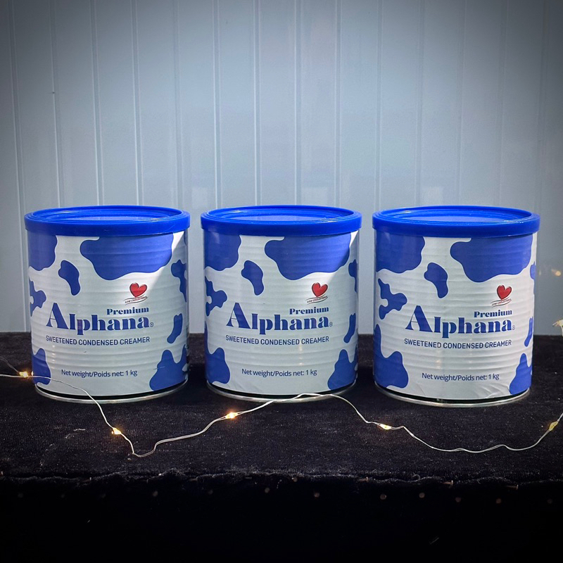 Combo of 3 Cans of Premium Alphana Sweetened Condensed Milk Imported ...