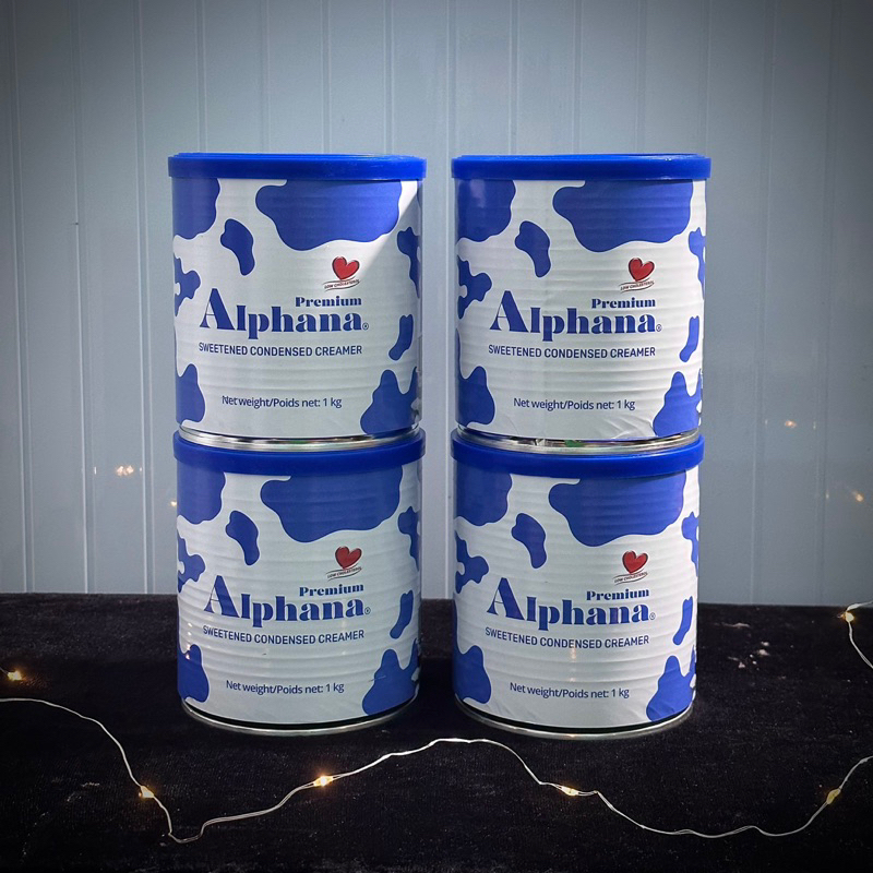 Combo 4 Cans Of Premium Alphana Sweetened Condensed Milk Imported From ...