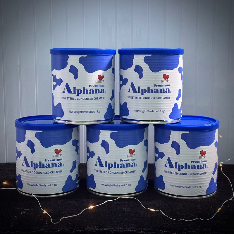 Combo 5 Cans Of Premium Alphana Sweetened Condensed Milk Imported From ...