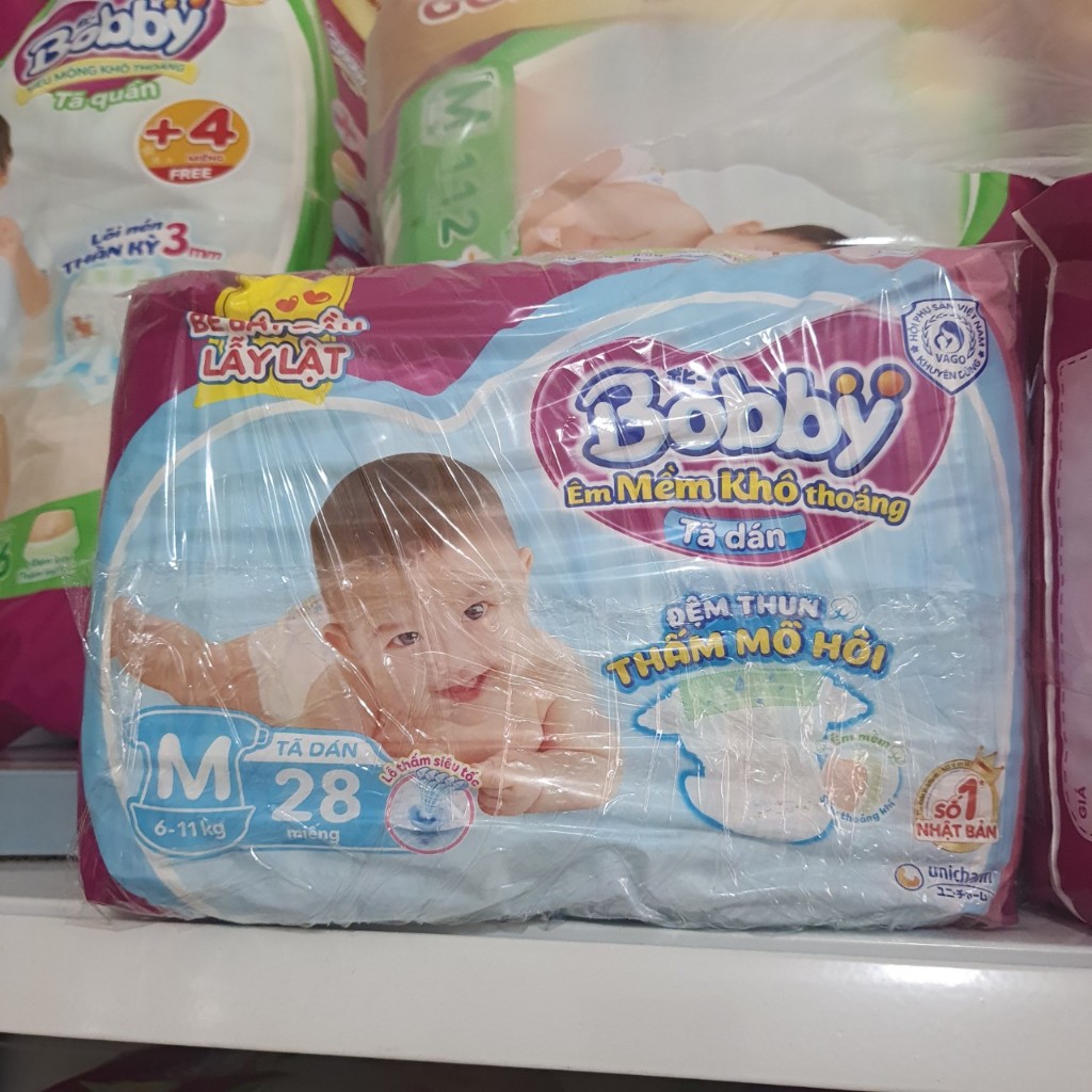 Bobby M28 diapers (28 pieces) | Shopee Malaysia