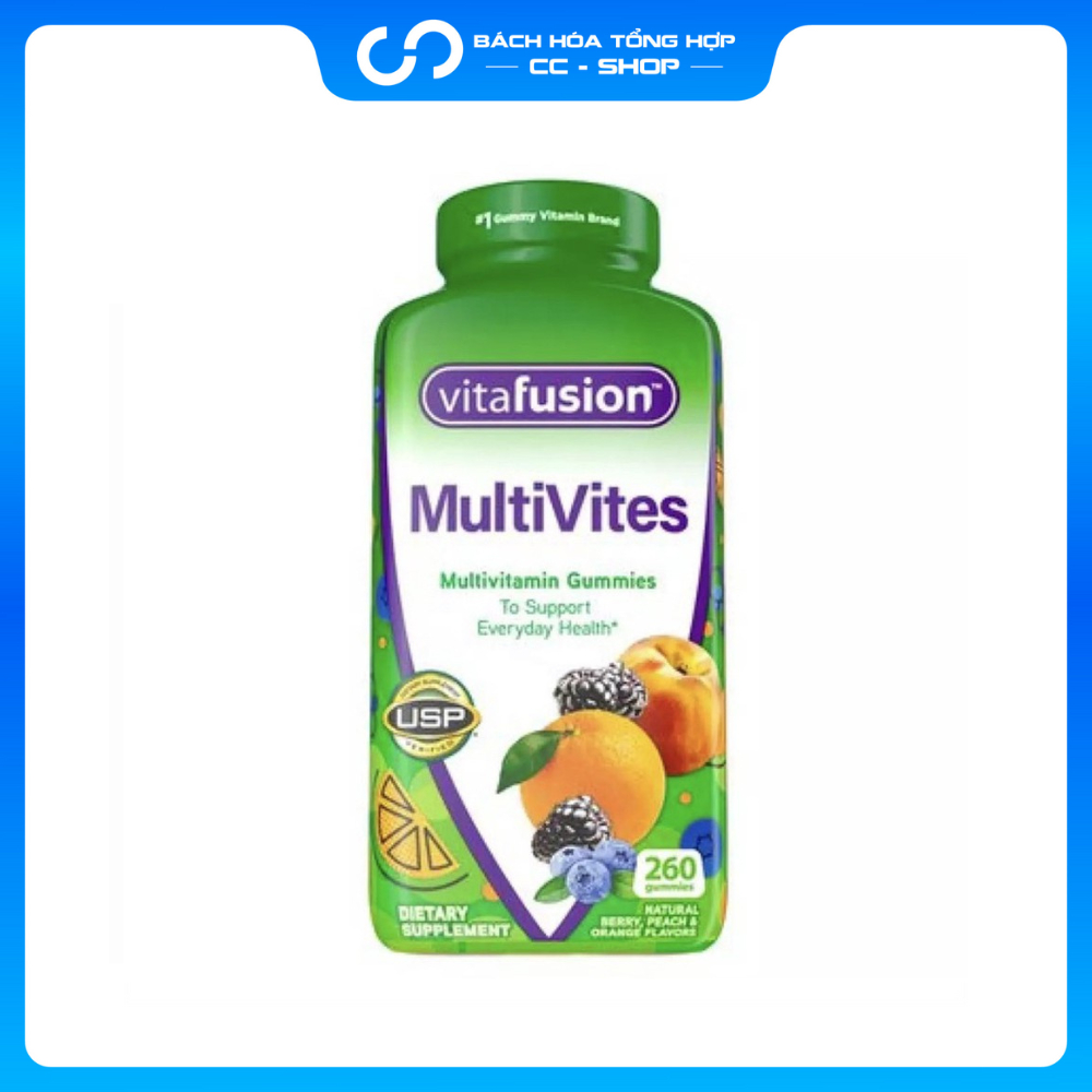 [ Date 4/2025 ] Vitafusion MultiVites multivitamin gummies 260 tablets ...