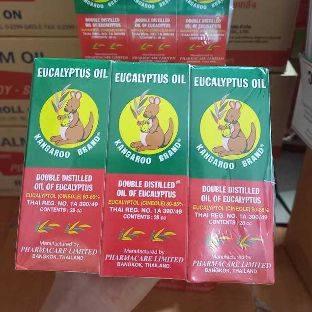 Kangaroo Thai Eucalyptus Essential oil, Kangaroo oil Eucalyptus 28cc ...