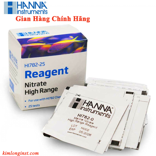 Saltwater Nitrate Reagent Code Hi782 25 Brand Hanna Instruments Includes 25 Measurements