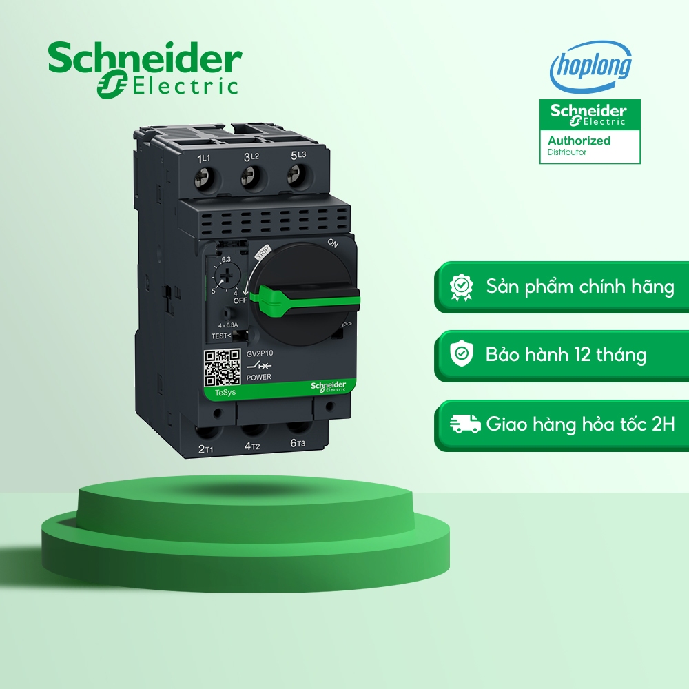 Gv2p10 Schneider Motor Protection Circuit Breaker - 690VAC - 2.2kW ...