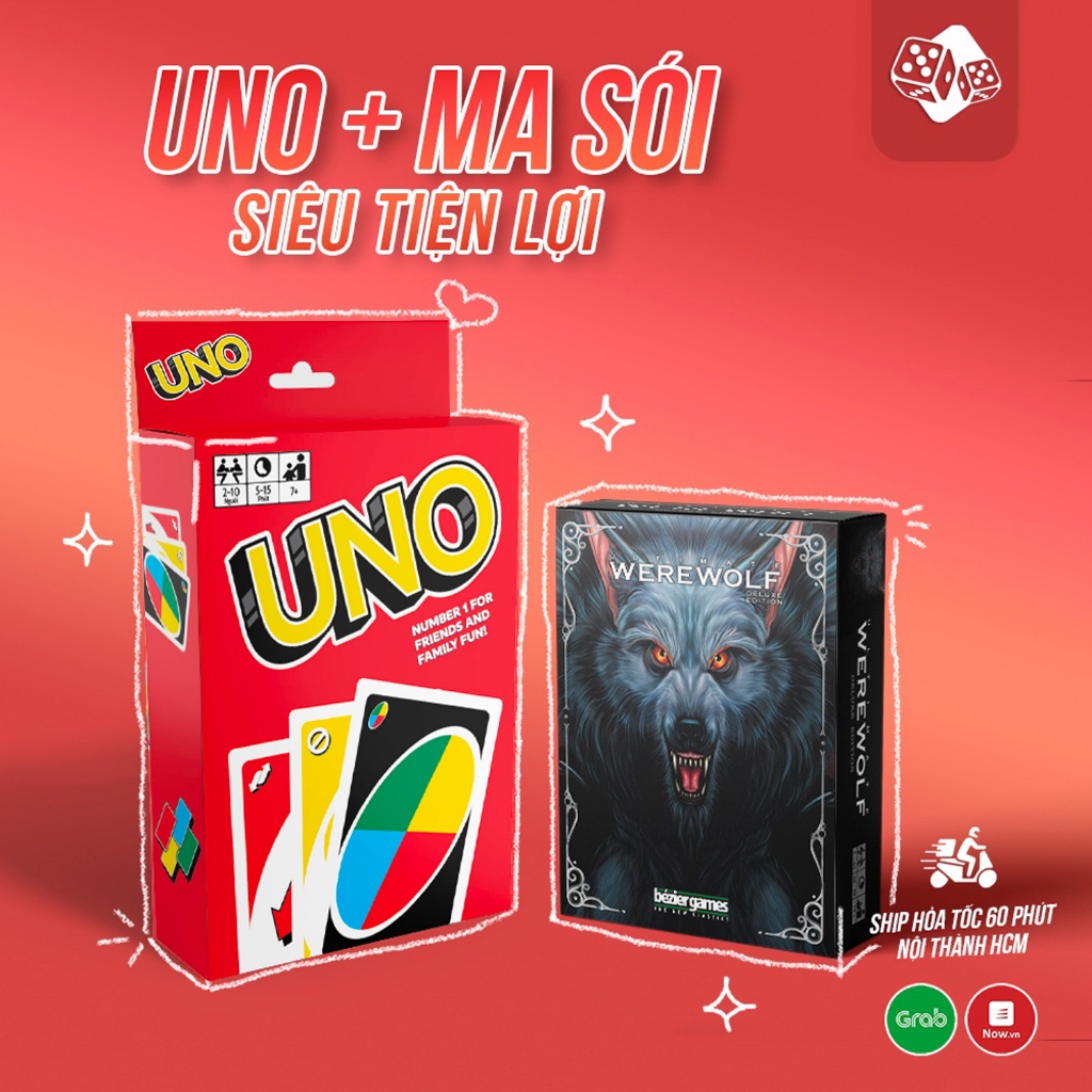 Basic Werewolf + UNO Combo 108 cards topboardgame | Shopee Malaysia