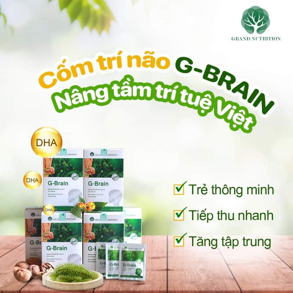 G-brain BRAIN cereal - supports BRAIN development, DHA, helps children ...