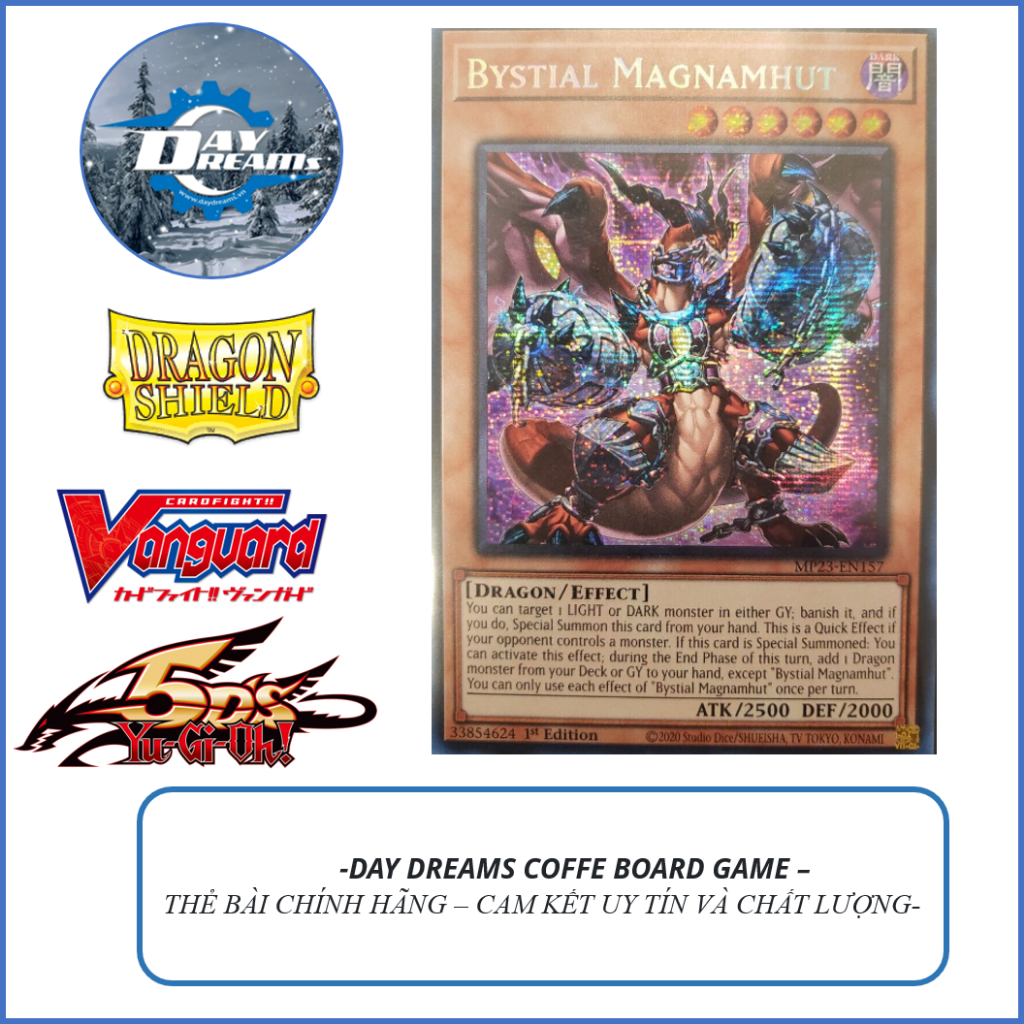 Magic Card - Bystial Magnamhut- Code MP23-EN157 - Prismatic Secret Rare - English Language - Yu ...