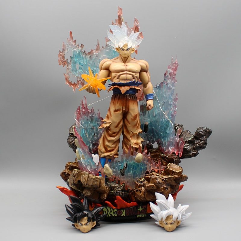 Infinity instinct Son Goku character model with 3 replaceable led heads ...