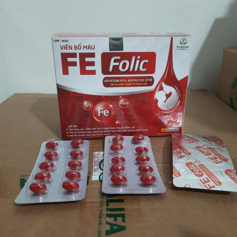 Fe folic Helps supplement iron and folic acid for the body, supports ...