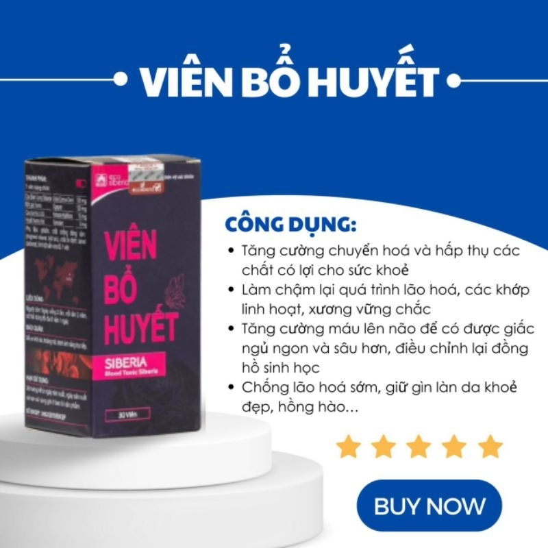 Siberia Blood Tonic Tablets (Hao Ban Long Vien) | Shopee Malaysia