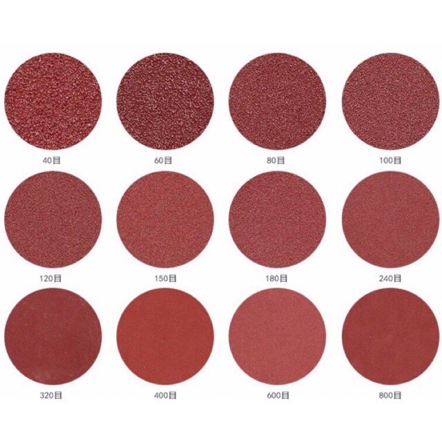 100mm Round Sandpaper (size from 40 to 600) | Shopee Malaysia