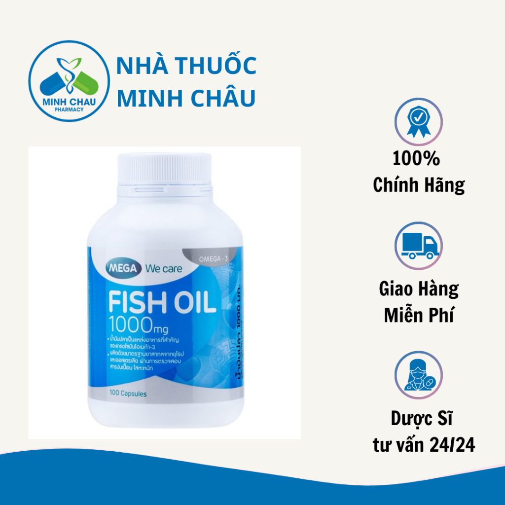 [Genuine] Mega Fish Oil 1000MG Healthy Food For Good Brain Lightening (100 Tablets) | Shopee ...