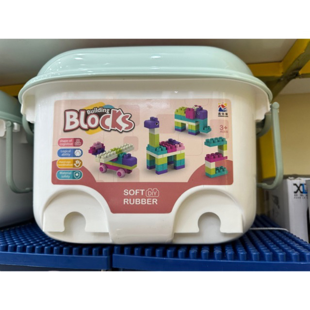 Safe Plastic Lego BLOCKS Lego Smart Puzzle Set - Large Puzzle Pieces ...