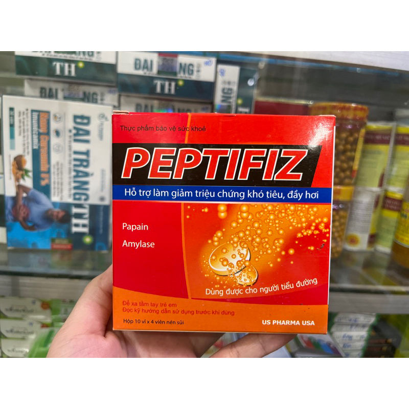 Peptifiz Effervescent Tablets to Support Bloating and Indigestion (4v blister pack) | Shopee ...