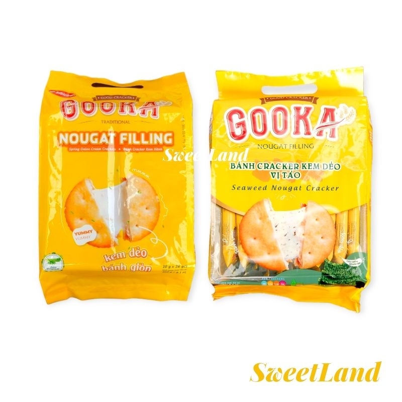 Gooka onion cream biscuits 260g bag | Shopee Malaysia