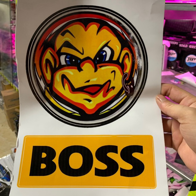Team Car Stickers BOSS Stickers Extremely Cool Car Underbody Decoration ...