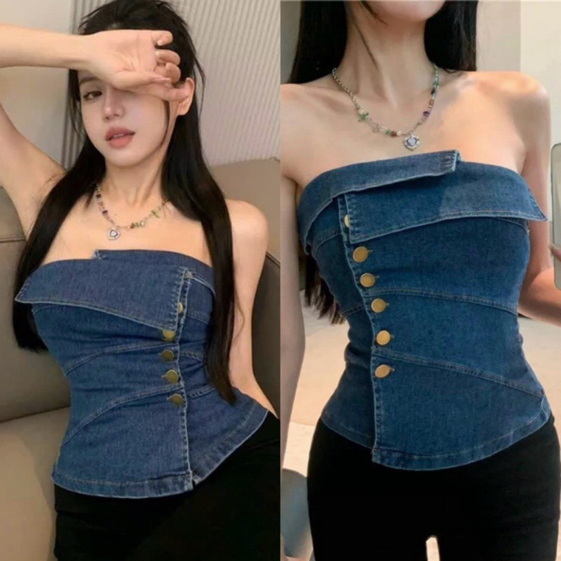 Jean Tube Chest Cup Chest Cup | Shopee Malaysia