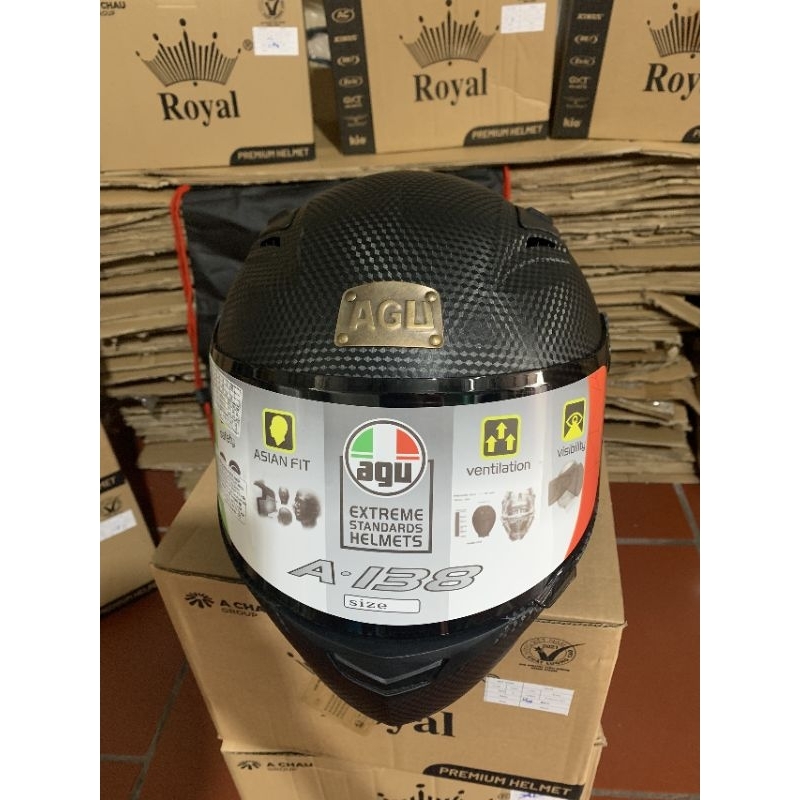 (Real Photo taken in stock) GRO full-face full-face helmet with anti ...