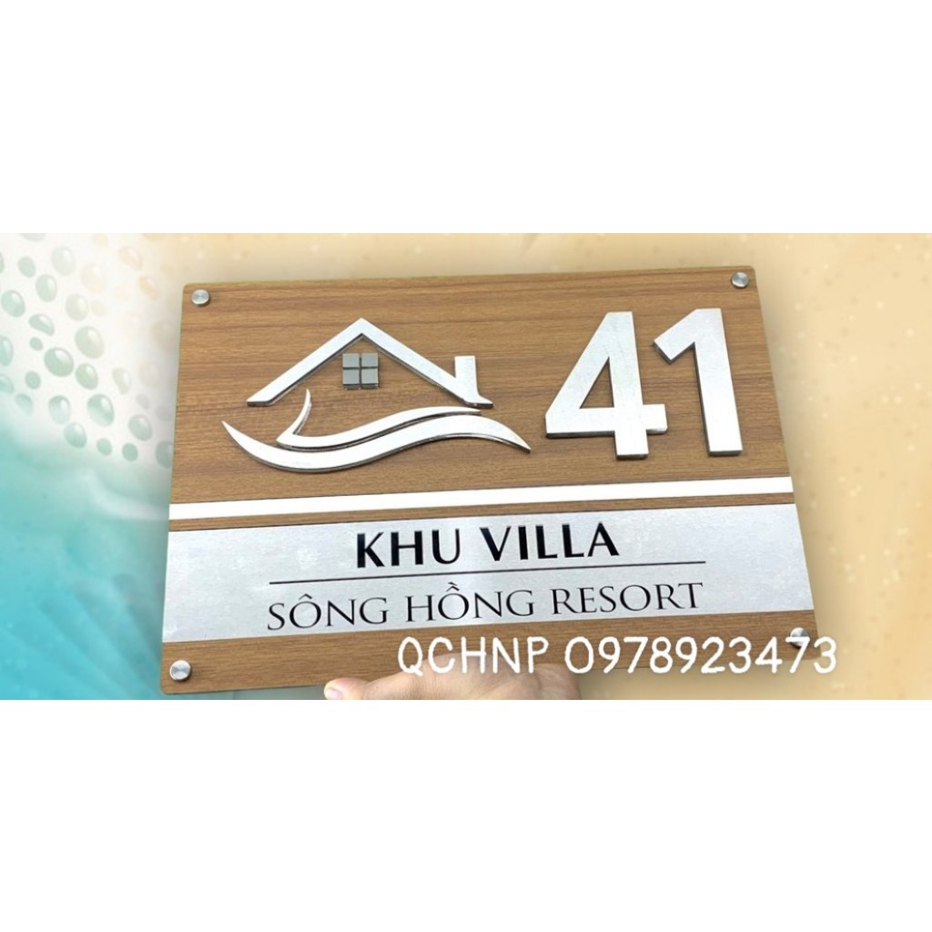 Luxury Stainless Steel House Number Plate - Embossed Mica Letter House ...