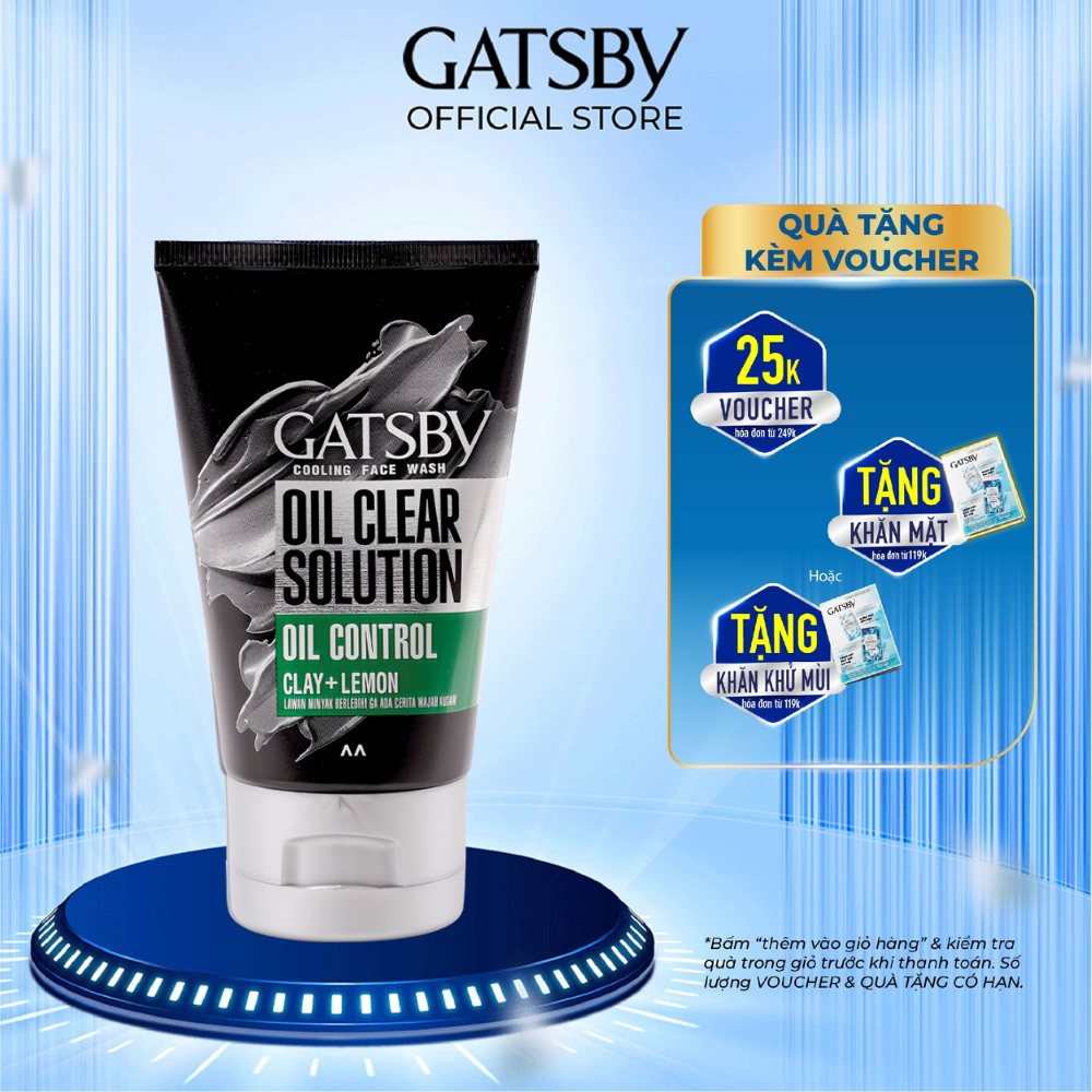 Gatsby Cooling Oil Control Cool Facial Cleanser - Oil Control 100g | Shopee Malaysia