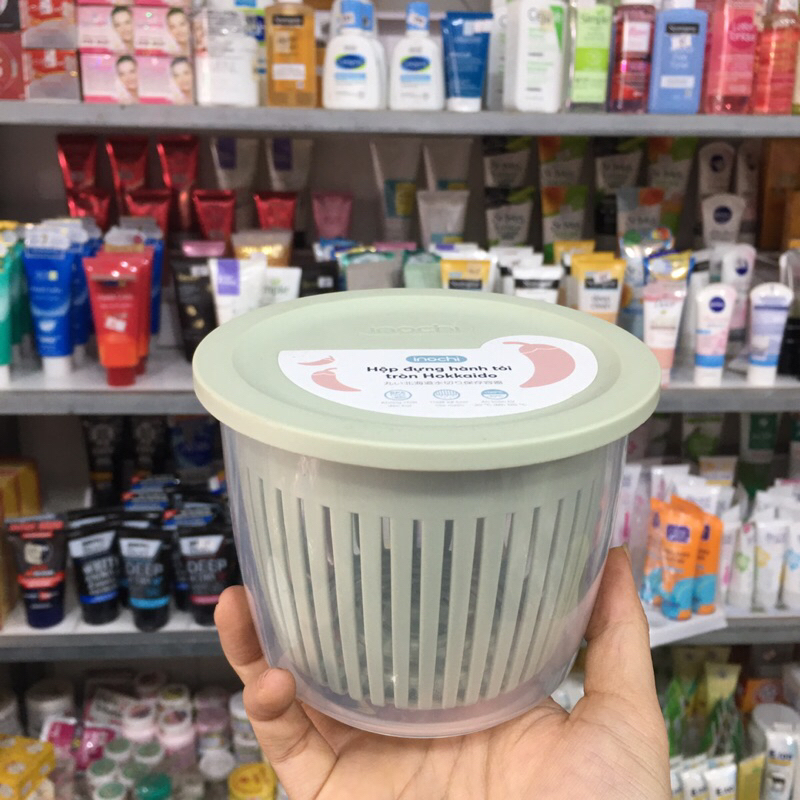 Onion and garlic container, screw lid, good seal, no odor - Genuine ...