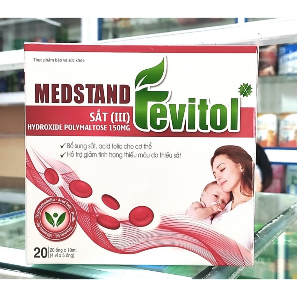 Medstand Fevitol box of 20 tubes - Supports the reduction of iron ...