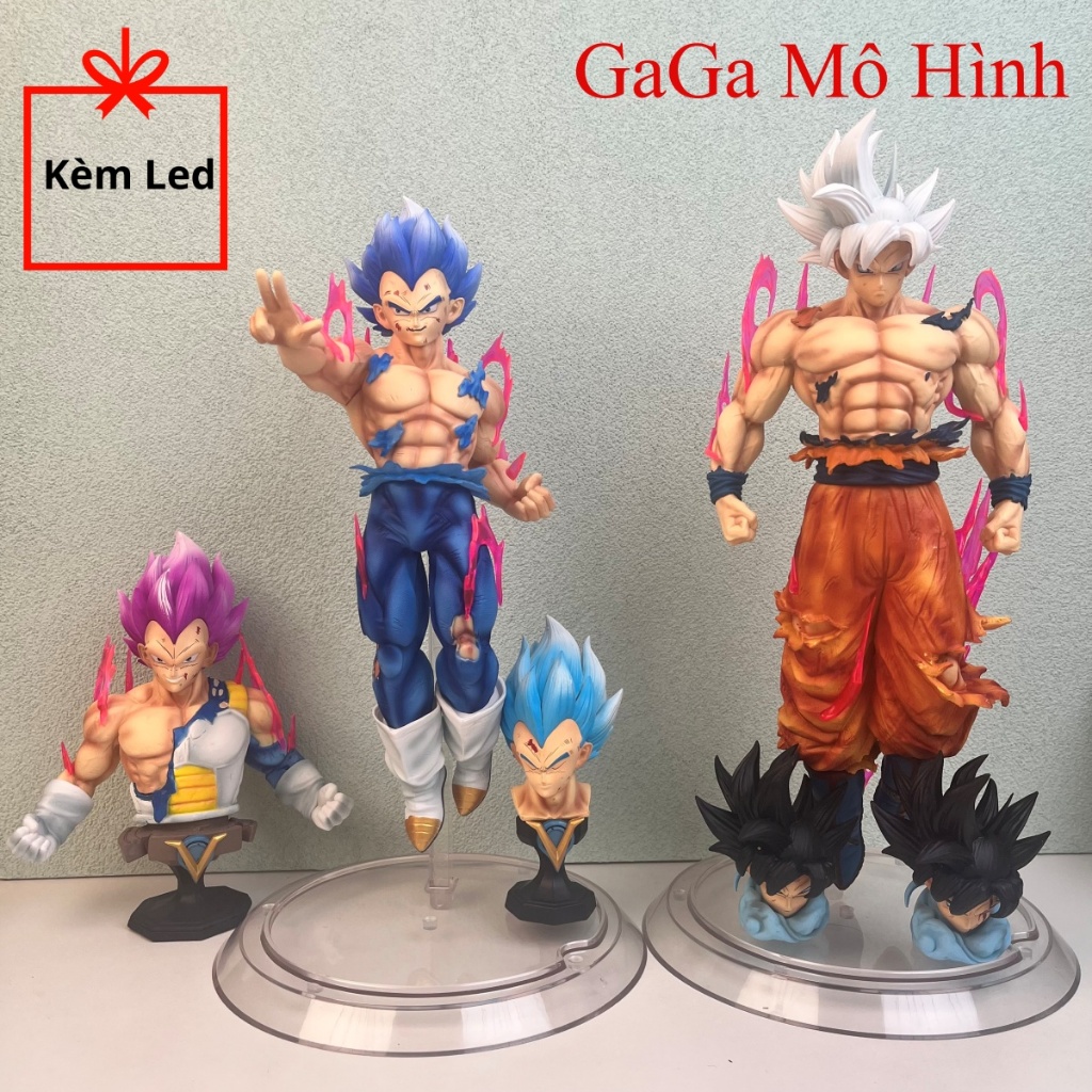 Dragon Ball Vegeta Goku Infinity Model with 2 replaceable heads 35cm ...