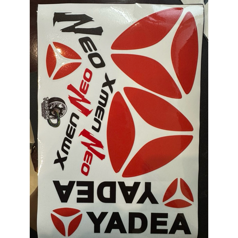 Full set of Yadea xmen Neo logo stickers for xmen electric vehicles and ...