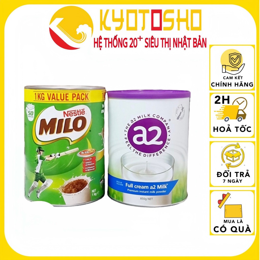 A2 Milk Full Cream instant Milk powder 850g and milo Australian products | Shopee Malaysia