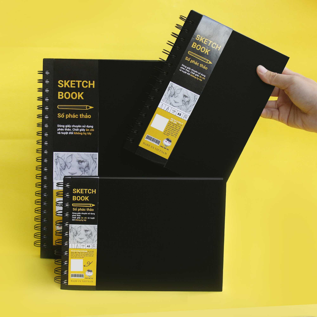 (GIVE Lead) - BIG BEE DRAWING BOOK BLACK BASIC VERSION - NO ERASER ...