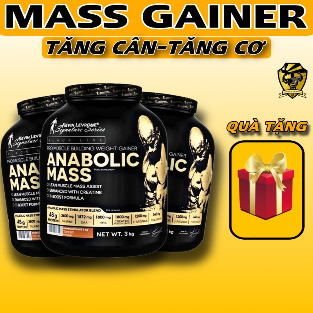 Weight Gain Milk KEVIN ANABOLIC MASS 3KG | Shopee Malaysia